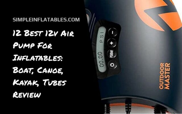 Best 12v Air Pump For Inflatables {month}{year} Simple Inflatables