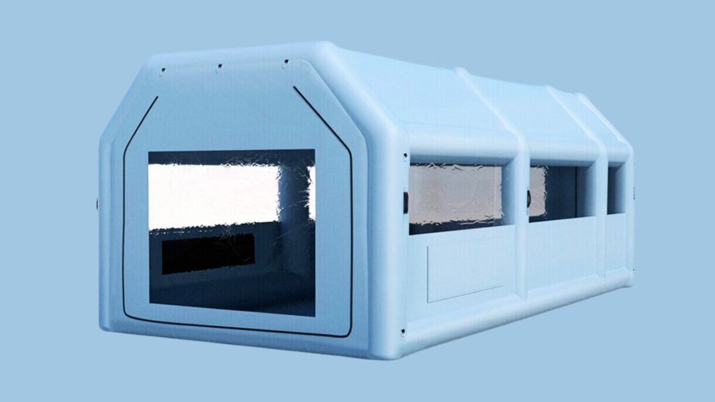 Managing Overspray in Inflatable Paint Booths Explained